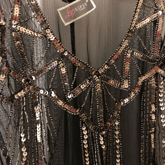 Lipsy | Tops | Lipsy London Beaded And Sequined Top | Poshmark